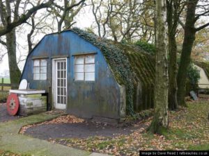 WW2 Handcraft Huts at RAF Beaulieu Wartime Airfield