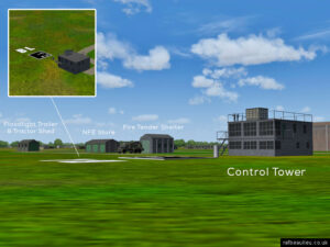 RAF Beaulieu Control Tower / Watch Office from WW2